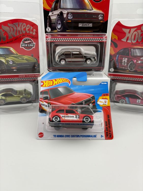 Hot Wheels 73 Honda Civic Custom - 2025 - 231/250 (Neu und ...