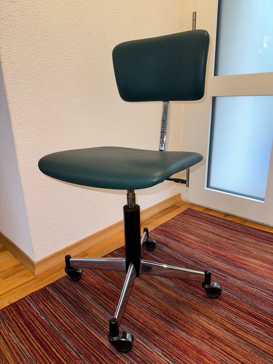 Stoll Giroflex Bürostuhl Vintage 1969 grün 60 er 70 er Jahre (Gebraucht ...