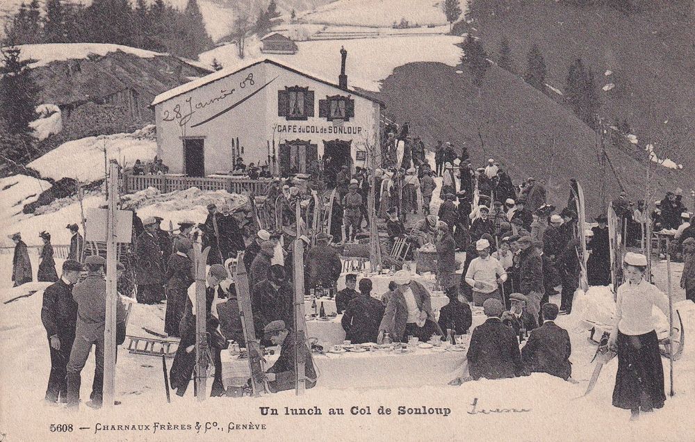 Sonloup VD - Un lunch en 1908 (Gebraucht) in Niedergesteln für CHF 11.5 ...