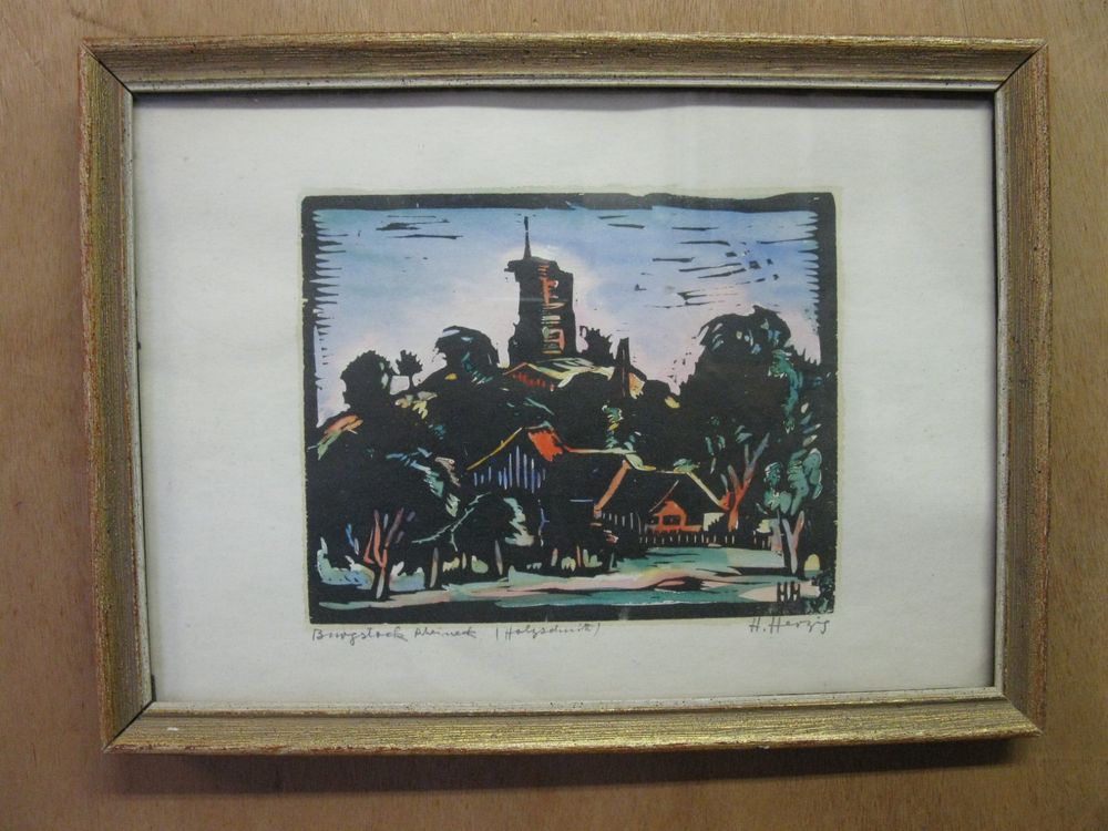 Heinrich Herzig Holzschnitt (Gebraucht) in Altstätten für CHF 220 – nur Abholung auf Ricardo kaufen