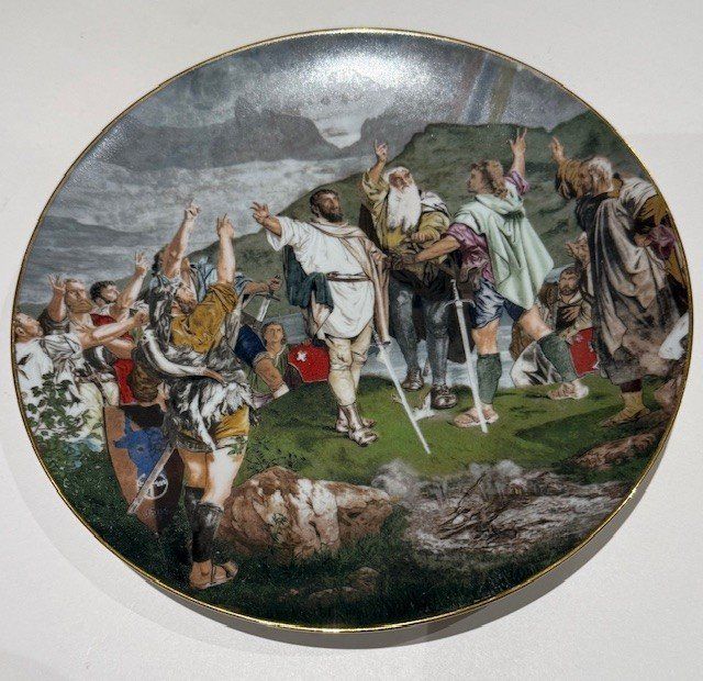 Langenthal Teller "Rütlischwur" 1991, 700 Jahre Schweiz (Gebraucht) in ...