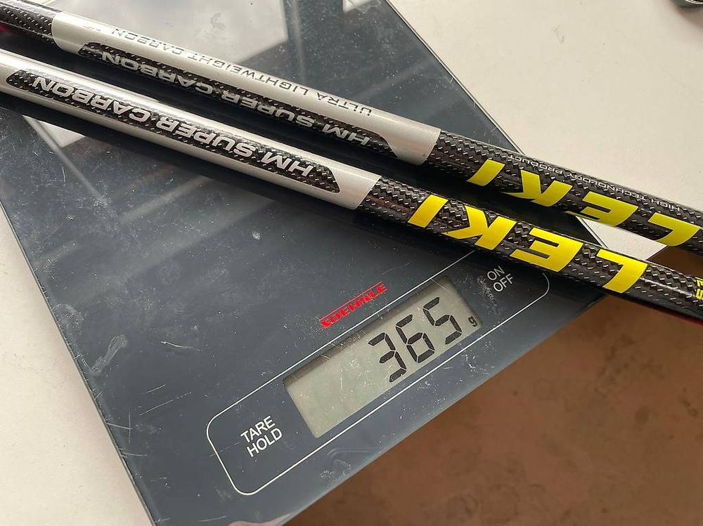 LEKI Nordic Walking Stöcke Carbon, verstellbar 100-110 cm (Gebraucht ...