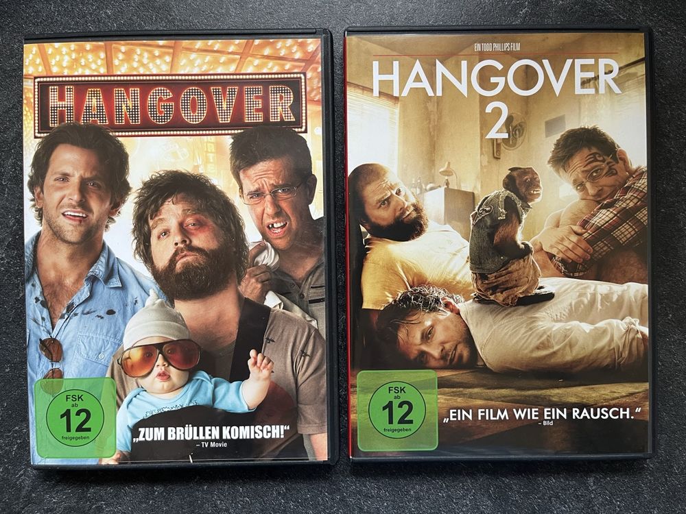 Hangover 1 & 2 - DVD (Gebraucht) in Oberdorf SO für CHF 0.9 – mit Lieferung auf Ricardo kaufen