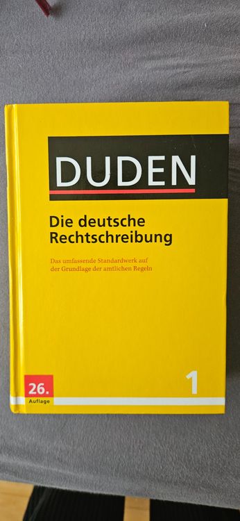 Duden – Die deutsche Rechtschreibung (26. Auflage) (Gebraucht) in ...