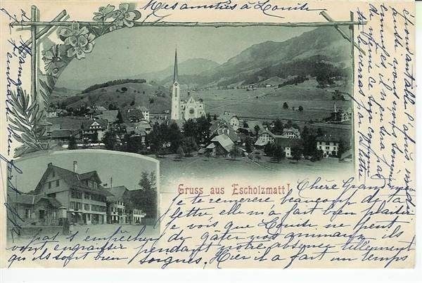 Escholzmatt LU Gruss 2 Bild AK 1902 sehr gut erhalten (Neu (gemäss Beschreibung)) in Ennetmoos ...