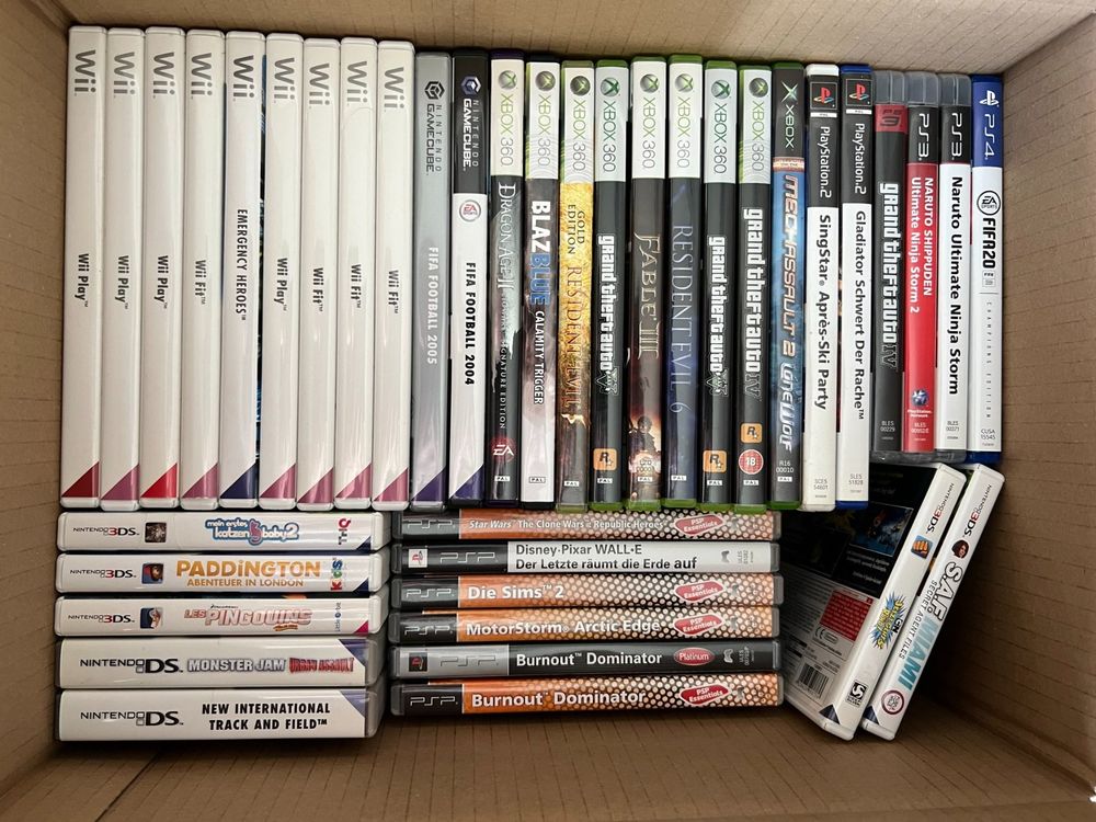 60x Spiele (PS2, PS3, PSP, GC, Wii, 3DS, DS, N64, GBA, GBC) (Gebraucht) in Frauenfeld für CHF 54 ...
