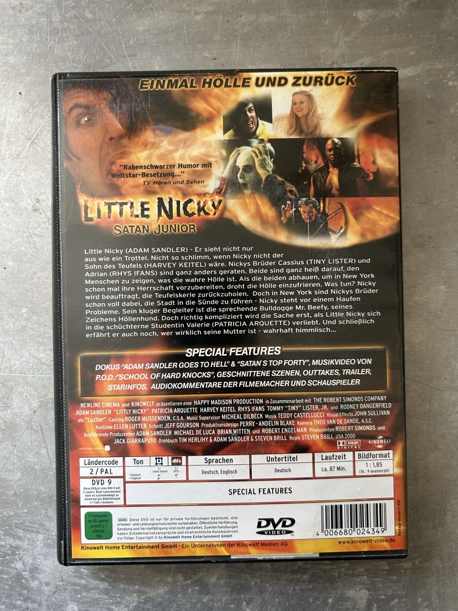Little Nicky - DVD - Komödie, Adam Sandler [2000] (Gebraucht) in ...