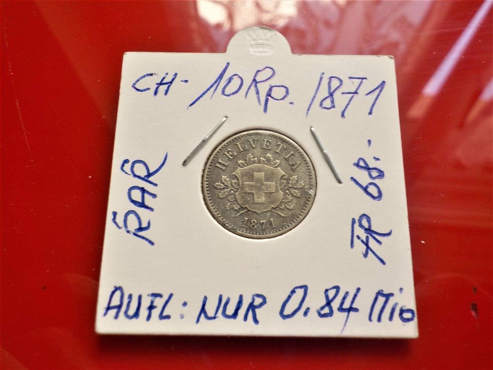 Alter 10 Räppler 1871 Auflage Nur 0.84 | Kaufen auf Ricardo
