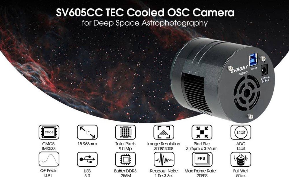 SVBONY SV605CC Farbkamera mit IMX533 Sensor | Acheter sur Ricardo