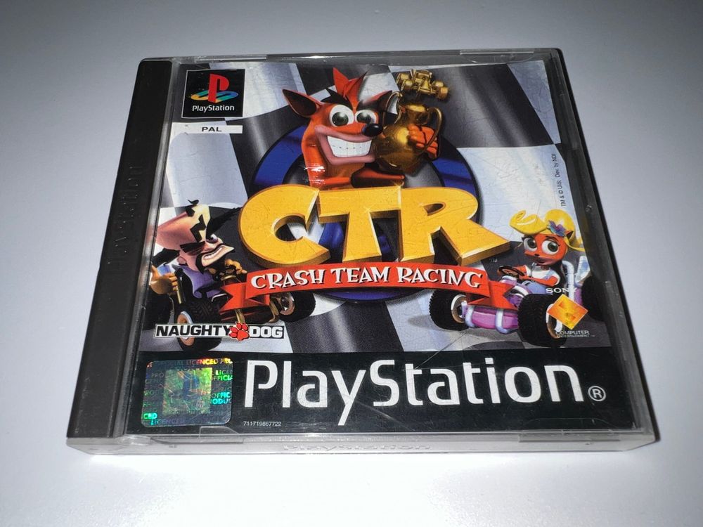 Sony PlayStation 1 (PS1) Spiel - CTR: Crash Team Racing (Gebraucht) in ...