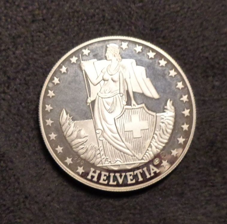 Cantons Suisse 5 Pieces d’argent 999 une once 32 grammes | Kaufen auf ...