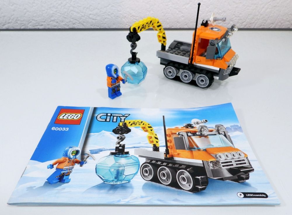 LEGO CITY 60033 ARKTIS EXPEDITION SCHNEEFAHRZEUG MIT RAUPEN (Gebraucht ...