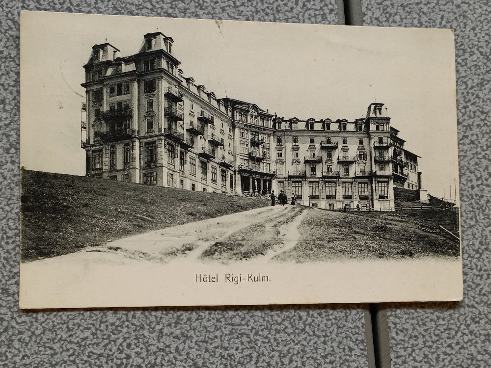 Alte PK / Hotel Rigi Kulm - gelaufen 1908 (Gebraucht) in Brugg AG für CHF 15 – mit Lieferung auf ...