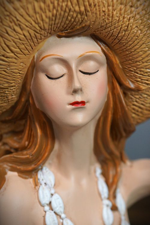 Art Deco PIN UP GIRL Bade Model PARISER MODE FIGUR SKULPTUR (Gebraucht ...