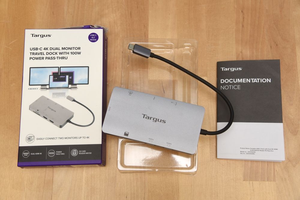 Targus USB-C 4K Dual Monitor Travel Dock (DOCK423EU) | Kaufen auf Ricardo