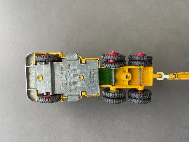MATCHBOX - KING SIZE SCAMMELL CONTRACTOR PIPE TRUCK NO K-10 (Gebraucht ...