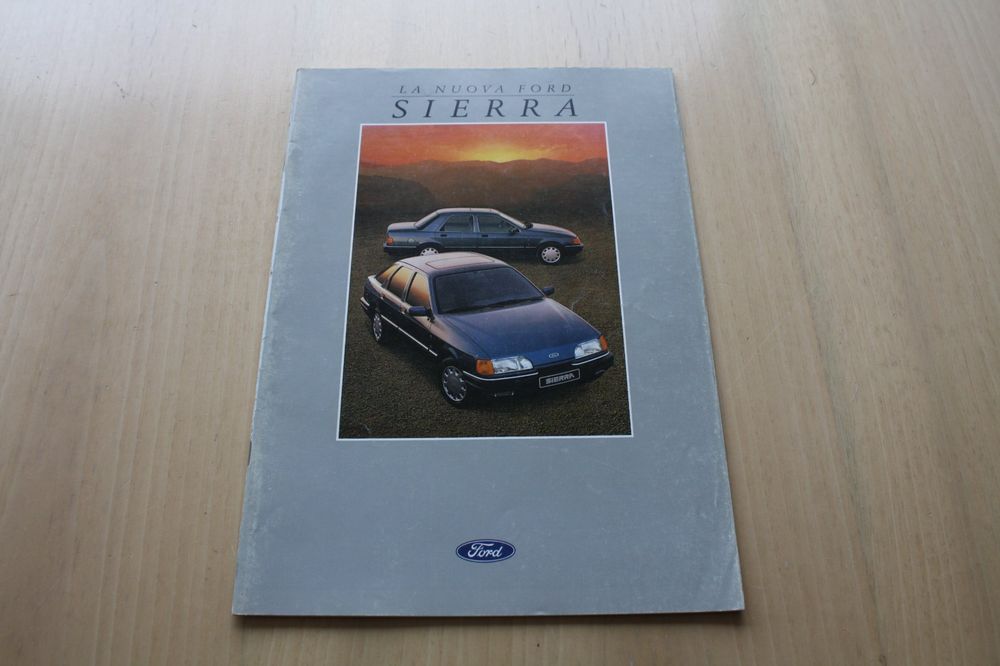 Ford Sierra - Original Prospekt - 10/1987 Italienisch (Gebraucht) in Wikon für CHF 7 – mit ...