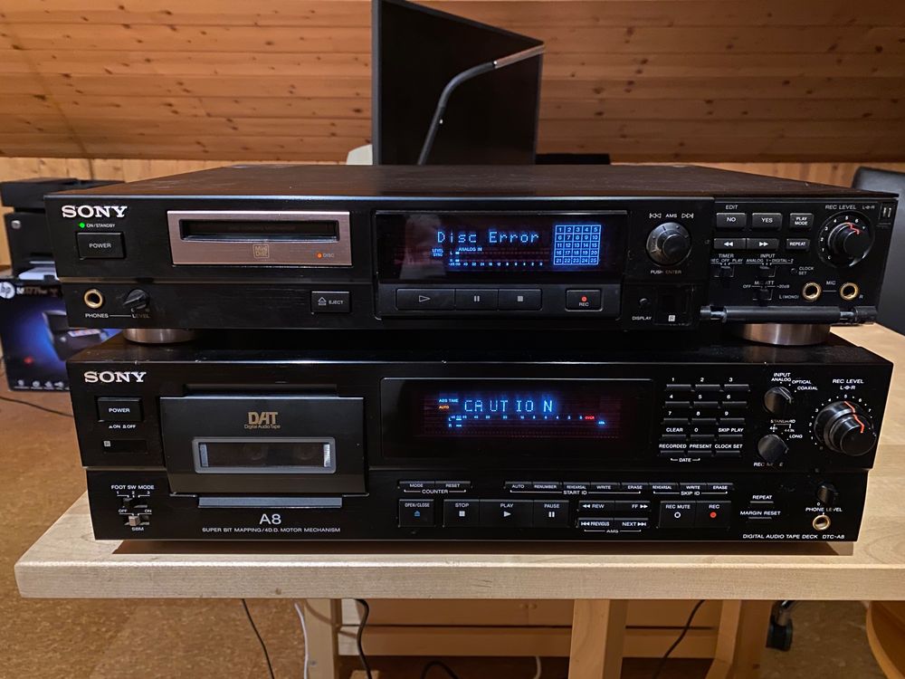 SONY MDS-501 Mini-Disc und SONY DTC-A8 DAT (Gebraucht) in für CHF 111 ...