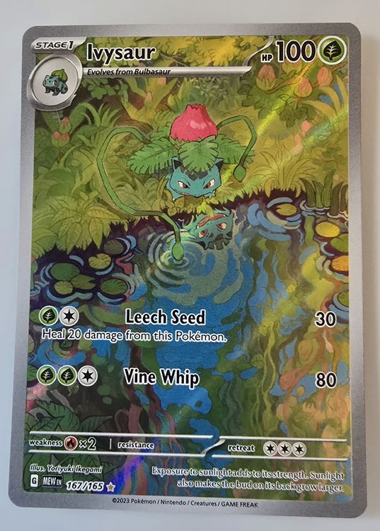 Carte Pokémon Ivysaur 167/165 | Kaufen auf Ricardo