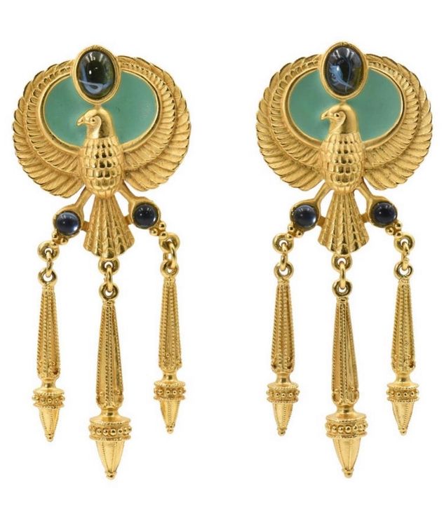 Boucle d'oreille à clip Elizabeth Taylor Egyptian (Gebraucht) in ...