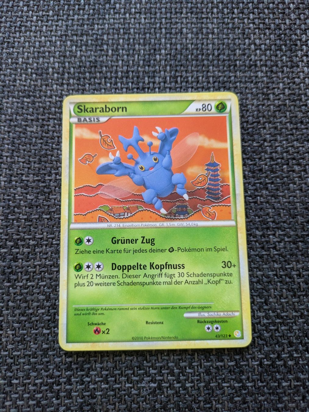 HERACROSS (SKARABORN), HG & SS, HS43, UNC, 2010, GER, GD (Gebraucht) in Losone für CHF 0.6 – mit ...