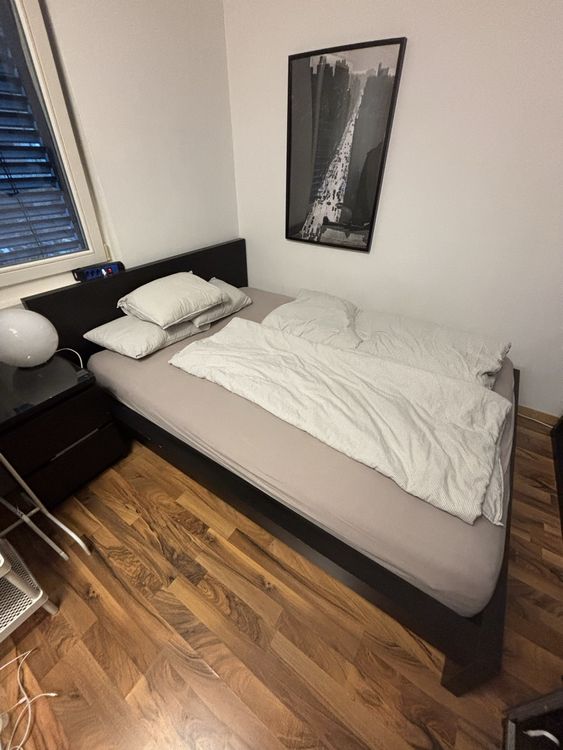 Ikea Bett | Bettgestell und optional passender Nachttisch (Gebraucht ...