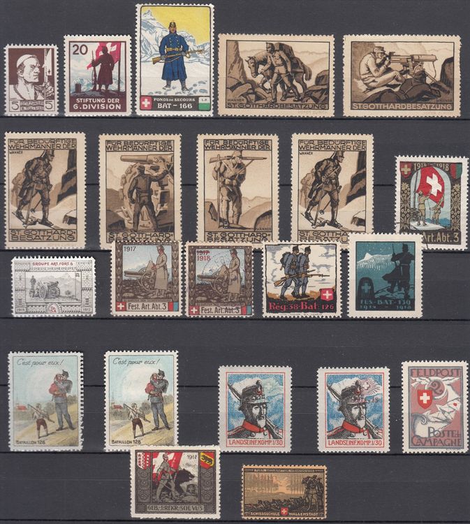 Soldatenmarken 1. WK, 22 Stück divers | Kaufen auf Ricardo