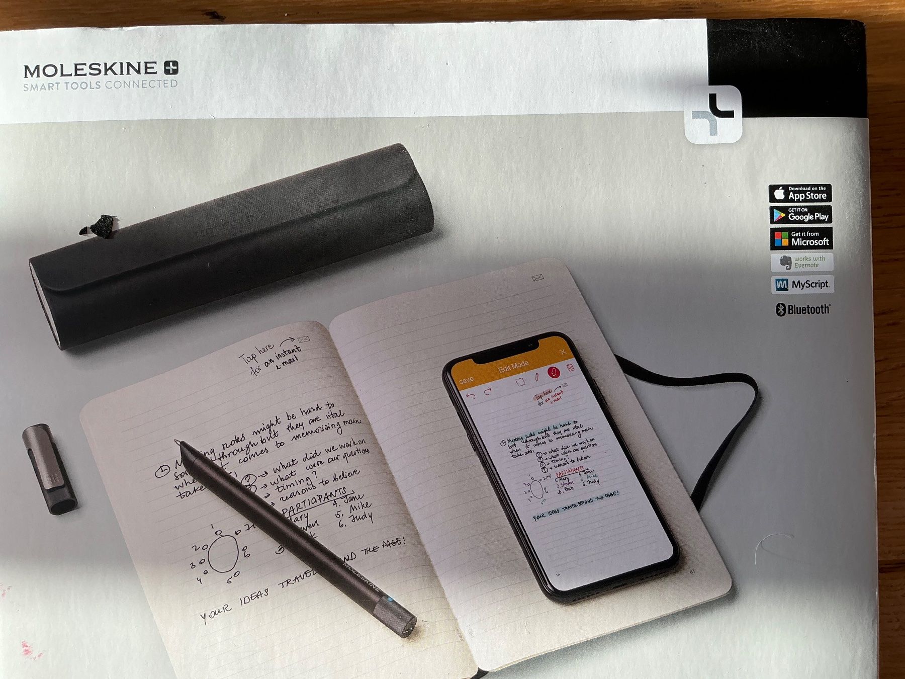 Moleskine Smart Writing Set Ellipse + Pen + Case NEU (Neu und ...