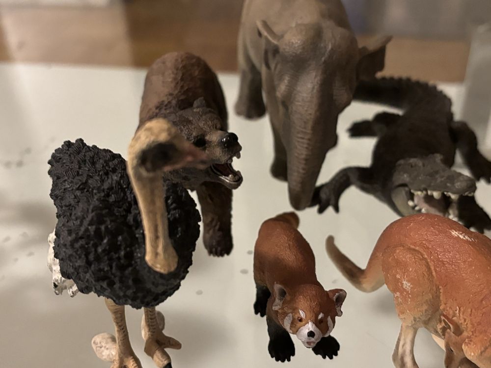 Schleich Figuren Set, 7-teilig, bespielt (Gebraucht) in Ebmatingen für ...