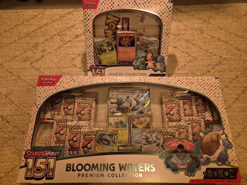 bundle pokemon poster and blooming waters 151 (Neu und originalverpackt ...