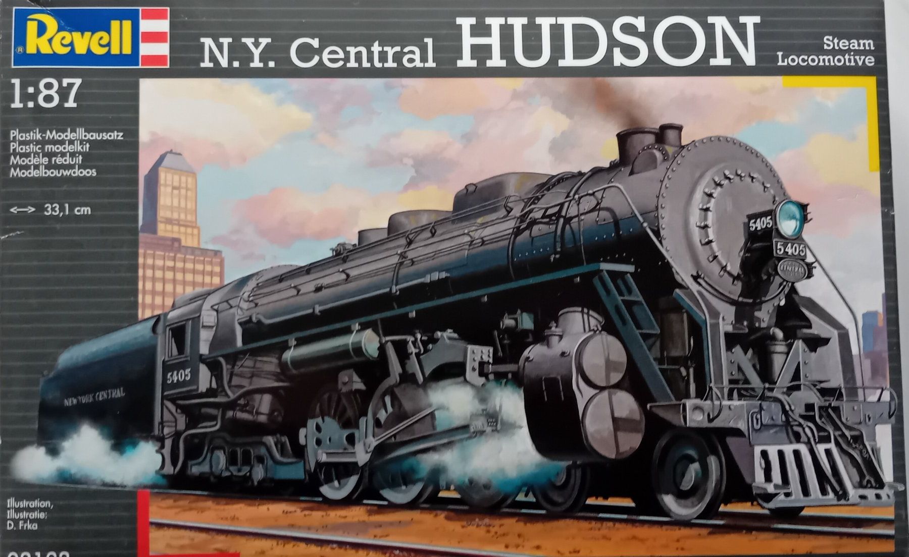 Revell N.Y. Central Hudson Dampflok Bausatz 1:87 (Neu und ...