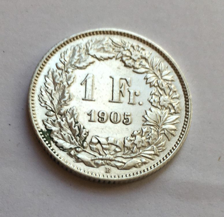 1905 1 Franken vz+ (Gebraucht) in Kirchberg SG für CHF 65 – mit Lieferung auf Ricardo kaufen