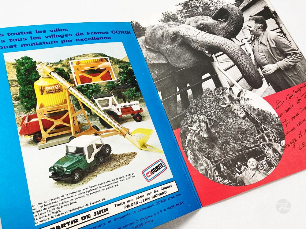 MEDRANO Zirkusprogramm 1978 Jean Richard Zirkus Circus 70s (Gebraucht ...