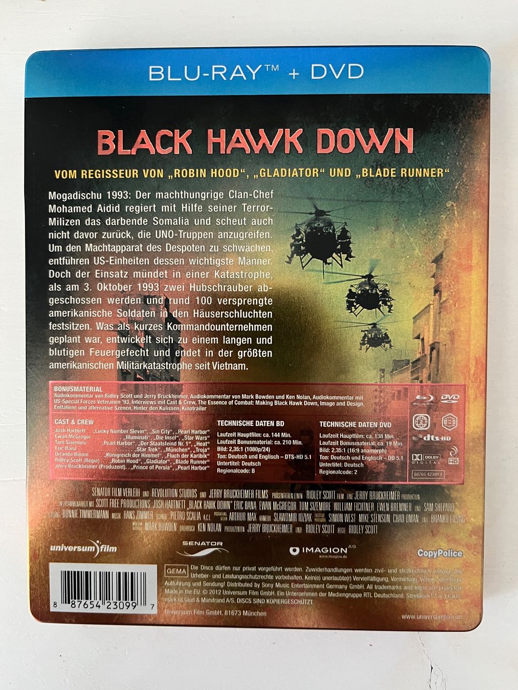 Black Hawk Down (2012) Steelbook Blu-ray & DVD 📀 (Neu (gemäss ...