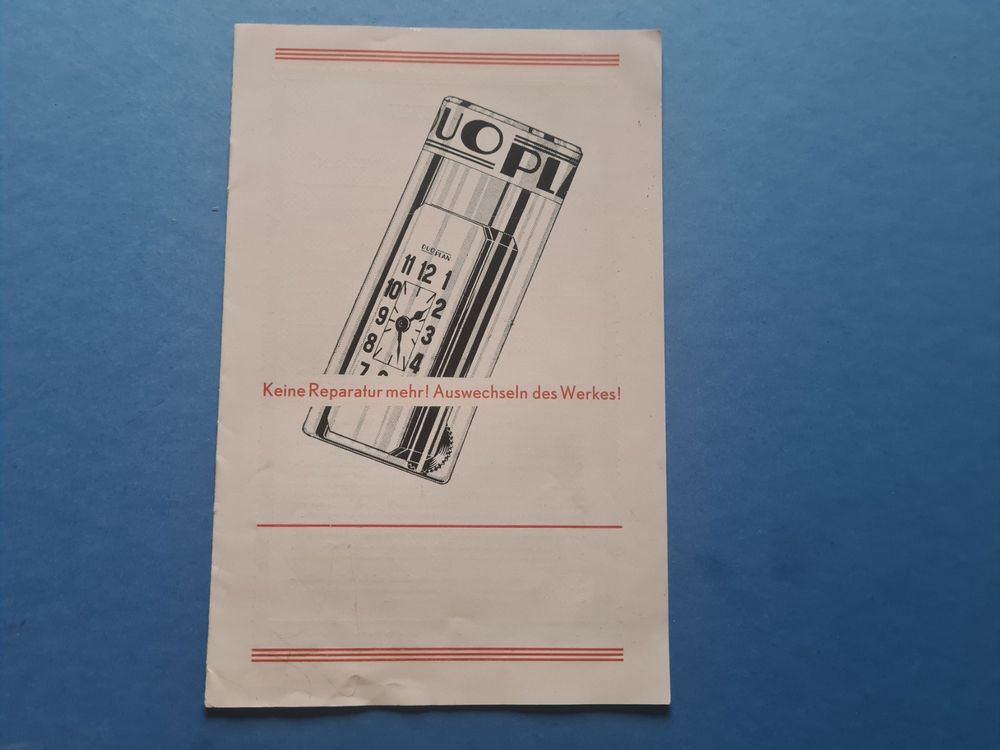 DUO PLAN JAEGER LE COULTRE BROCHURE VINTAGE (D'occasion) à Bellevue ...