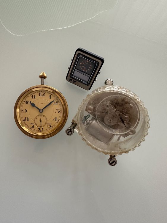 Vintage Lot Tissot F1 Alarm, 8 days clock and reform Brever | Kaufen ...