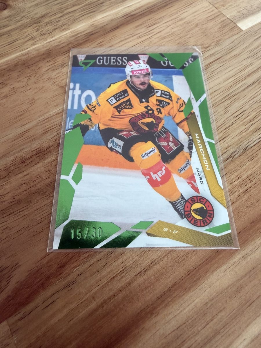 Marc Marchon SC Bern 2025/26 Sportzoo green 15/30 (Neu (gemäss ...