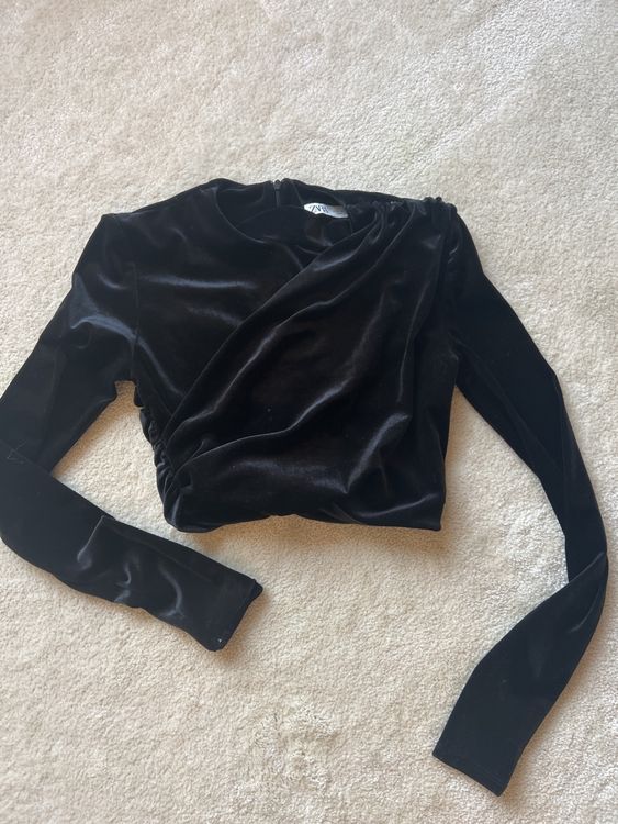 Samt Top Zara | Kaufen auf Ricardo