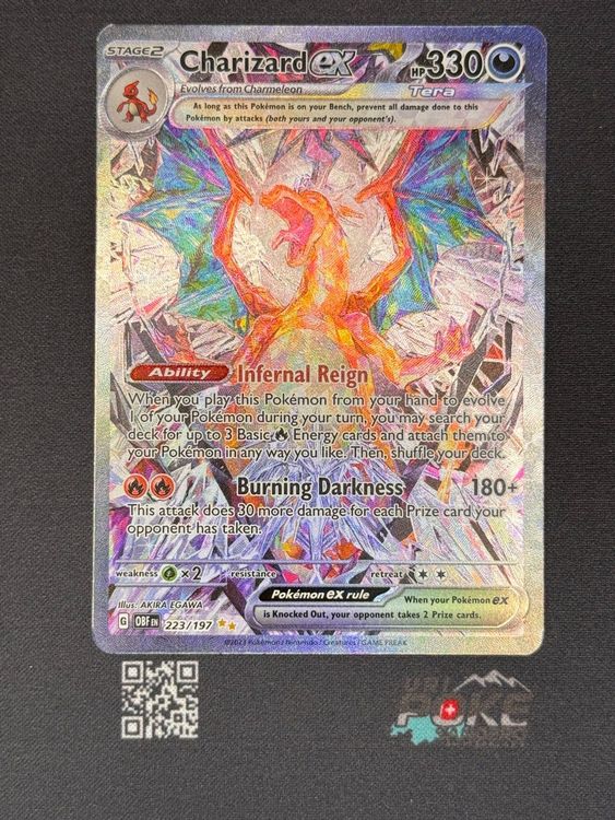 Pokemon Charizard ex 223/197 Alt Art - Obsidian Flames - ENG (Gebraucht ...