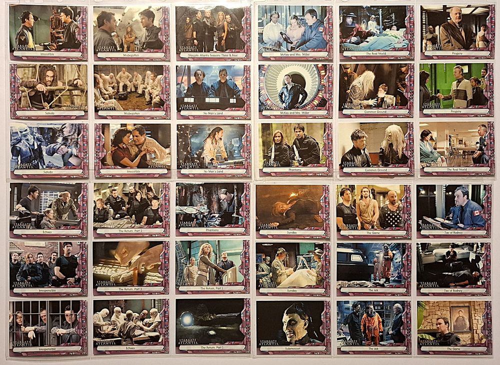 Stargate Atlantis TC Base Set kompl. + diverse Chase Cards (Gebraucht ...