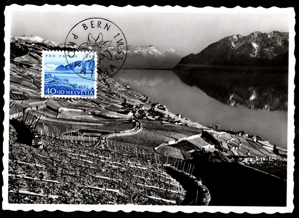 Maximumkarte MK Genfersee Epesses Pro Patria B65 von 1953 ET | Kaufen auf Ricardo