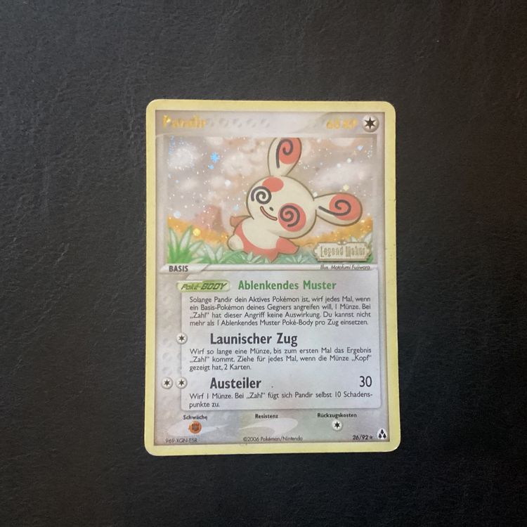 Ex Legend Maker 26/92 Pandir Reverse Rare Stamped De Ab 1 (Gebraucht ...