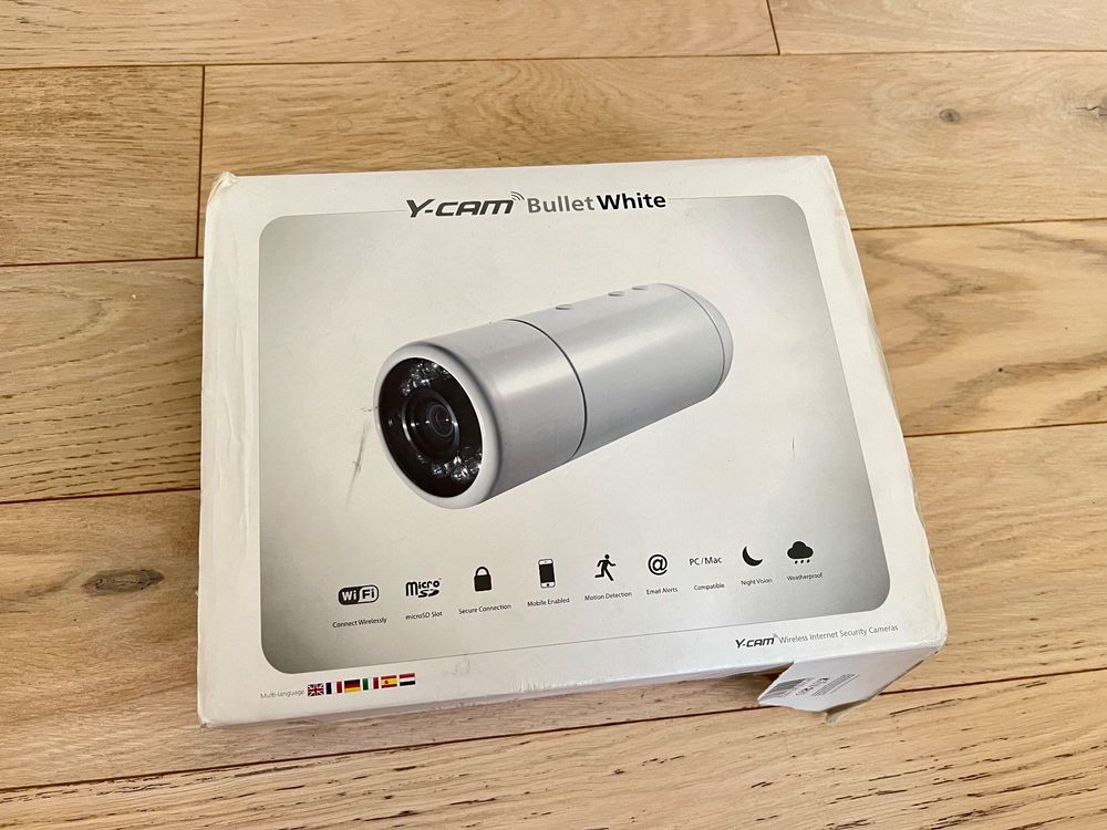 Wireless IP Camera Y-cam Bullet White | Kaufen auf Ricardo