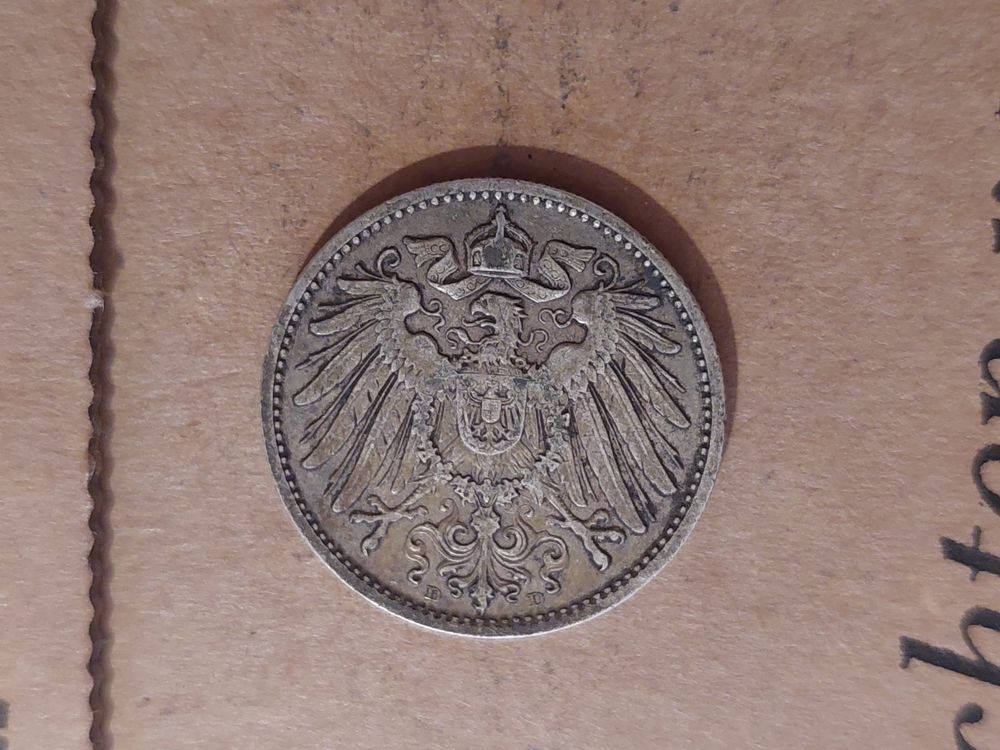 1 Mark 1899 Silbermünze Deutsches Reich (Gebraucht) in Elsau für CHF 4 ...
