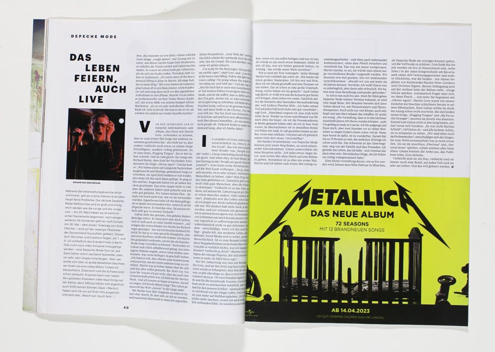 7" DEPECHE MODE Ghosts Again MEMENTO MORI Rolling Stone Mag | Kaufen auf Ricardo