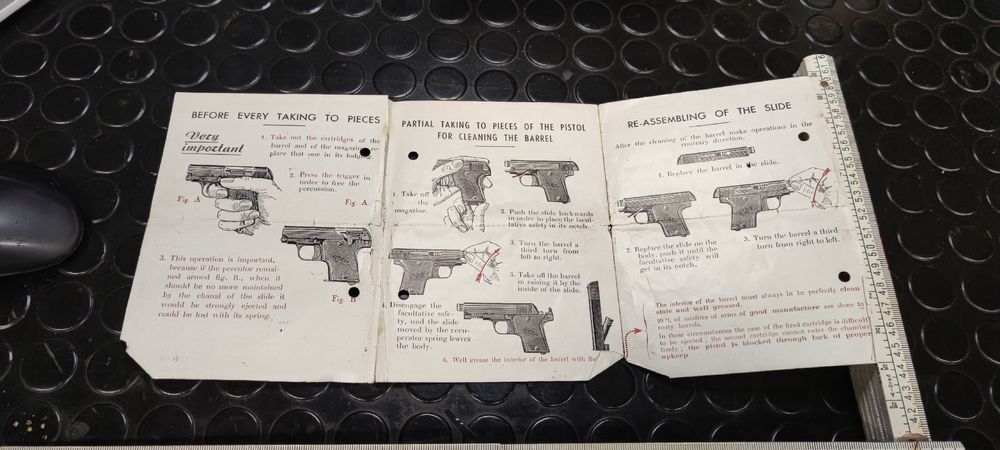 WAFFEN ANLEITUNG PISTOLEN MAB 6.35 | Kaufen auf Ricardo