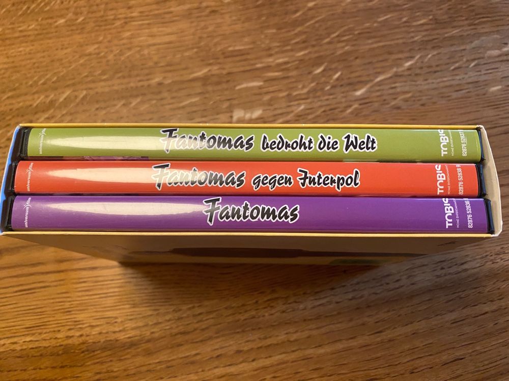 Fantomas Box Trilogie 3 DVDs louis de funes jean marais (Neu (gemäss ...