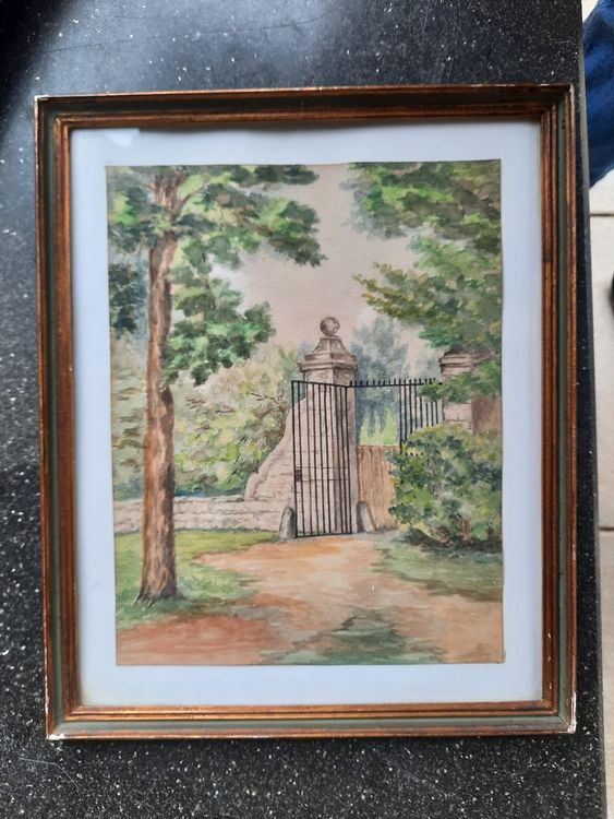 SUPERBE ANCIENNE AQUARELLE SUR.PAPIER (Gebraucht) in Martigny für CHF 2 – mit Lieferung auf ...