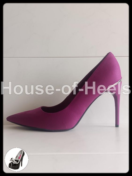 ♥ Escarpins Marc Fisher 42 / US 11M talon 12cm daim violet | Kaufen auf ...