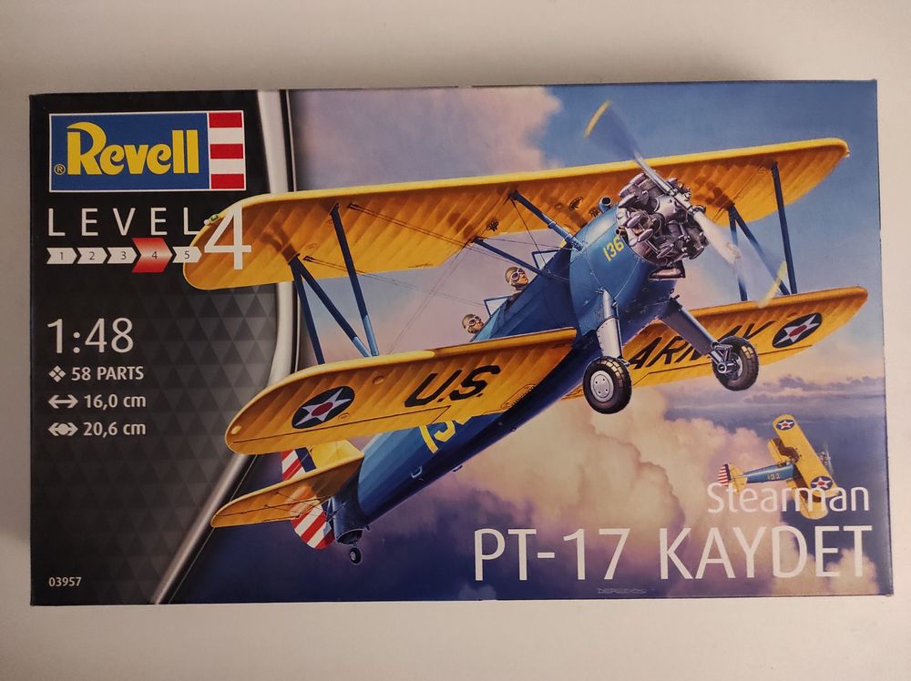 Stearman PT-17 Kaydet der USAF WWII, Bausatz von Revell 1/48 (Neu und ...